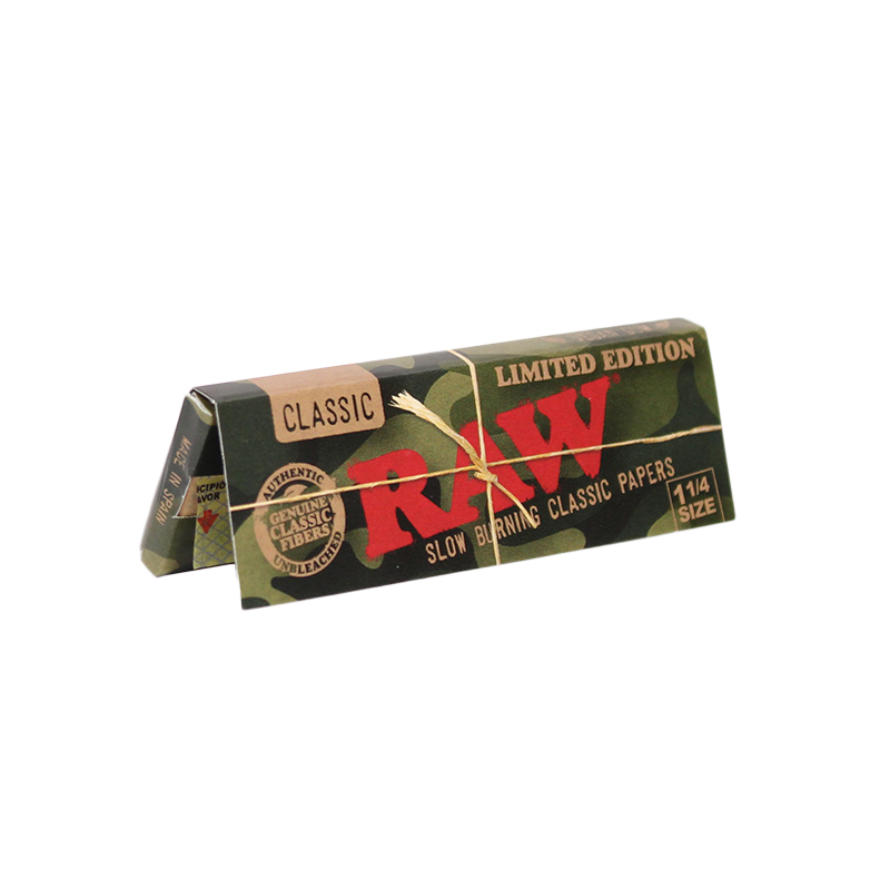 RAW- CLASSIC CAMO EDITION 1 1/4 SIZE PAPERS