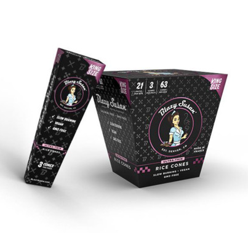 Blazy Susan Rice Cones Ultra-Thin Pre-Rolled Cones