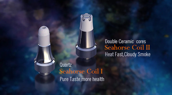 LOOKAH- SEAHORSE COIL II- CERAMIC DAB TIPS